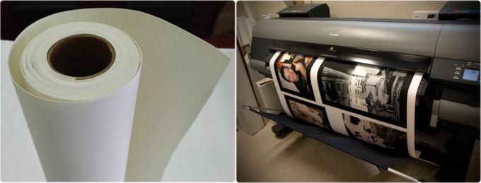 Poly - Cotton Blend Inkjet Cotton Canvas , Waterproof Canvas Printer Paper