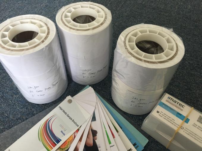 Waterproof 240gsm RC Glossy Minilab Inkjet Photo Paper Roll 4" 6" 8"
