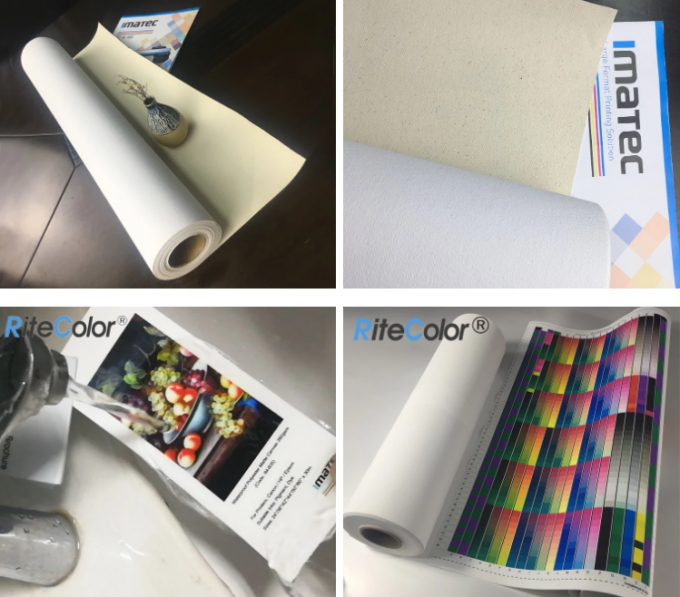 Matte Surface Inkjet Cotton Canvas 360gsm Gallery Giclee Blank Cotton SGS