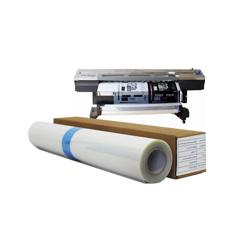Wide Format Transparent Clear Inkjet Film For Dye Ink Printing