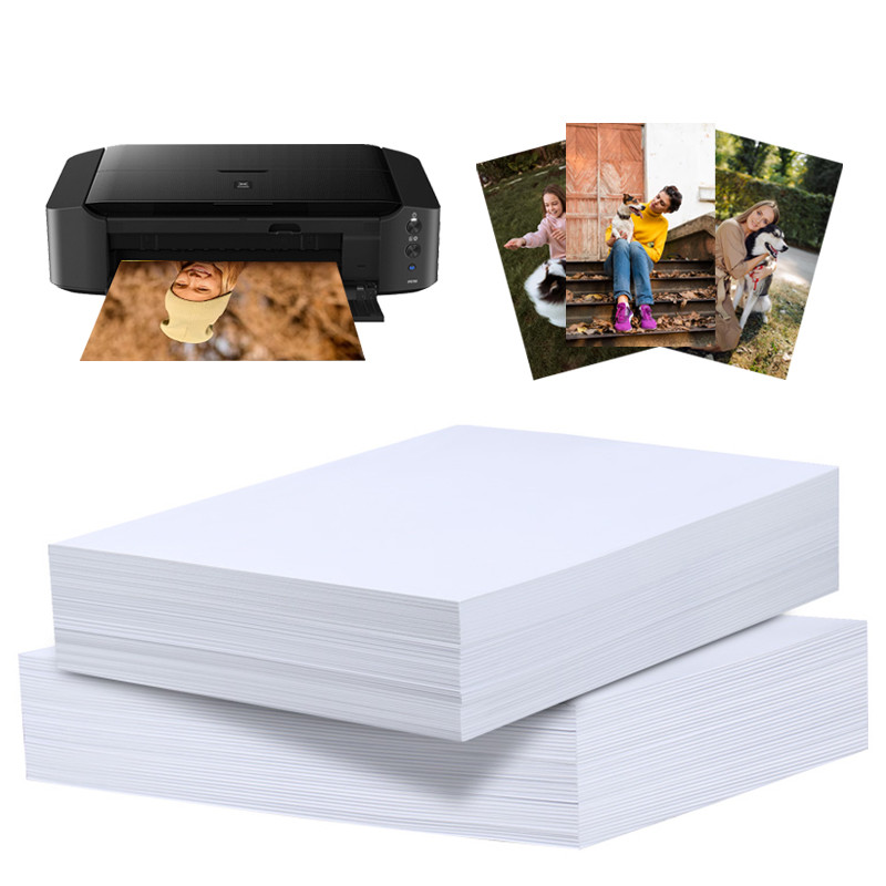 Inkjet Printing Luster 260gsm Resin Coated Photo Paper Sheets For Canon ...