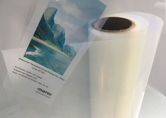 Digital Transparency Imagesetting Clear Inkjet Screen Printing Film SGS ...