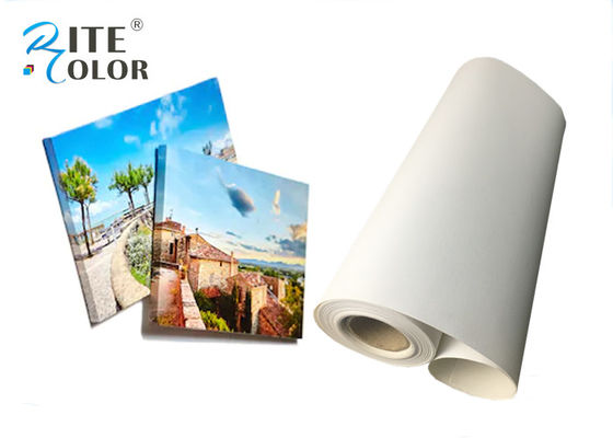 Digital Printing Cotton Fabric , Large Format 320gsm Printable Canvas Paper